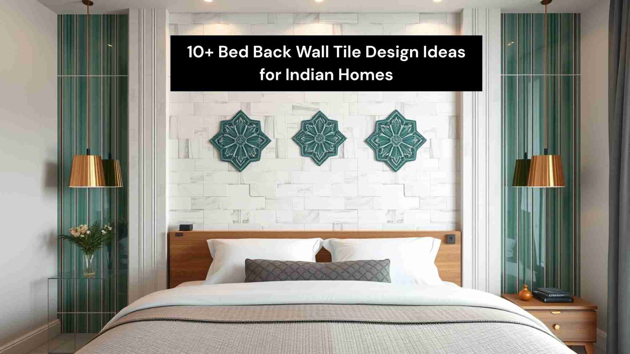 10+ Bed Back Wall Tile Design Ideas for Indian Homes | Simpolo